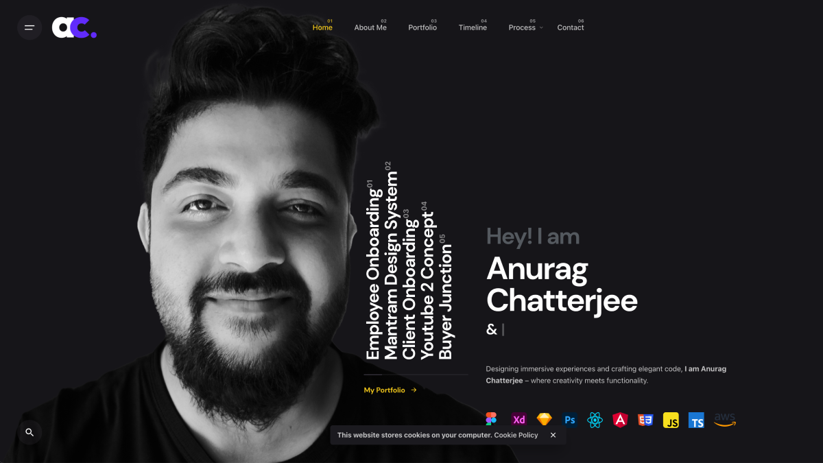 UI/UX Designer & Full Stack Developer | Anurag Chatterjee